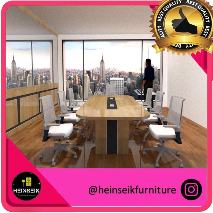 Meja Rapat / meeting table Multiplek HPL 240 | Lazada Indonesia