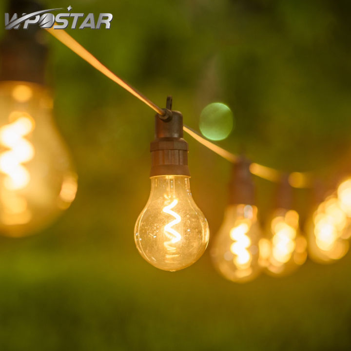 10 LED String Light Outdoor Waterproof Garland Bulb Patio Fairy Lights ...