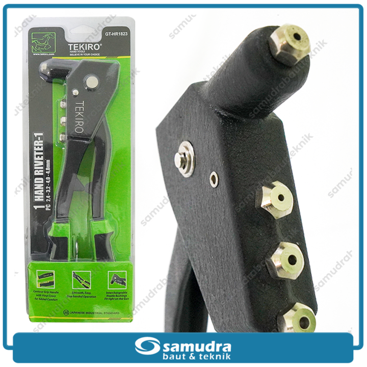 TEKIRO GT-HR1823 Tang Rivet Tembakan Paku Tembak Hand Riveter Ripet ...