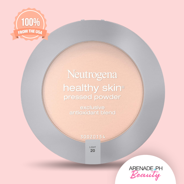 Neutrogena Healthy Skin Pressed Powder, Shade: Light / 20 0.34 oz ...