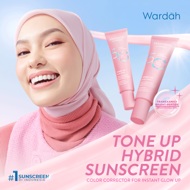 WARDAH UV Shield Tone Up Sunscreen SPF 50+ PA+++ - 30ml | Lazada Indonesia