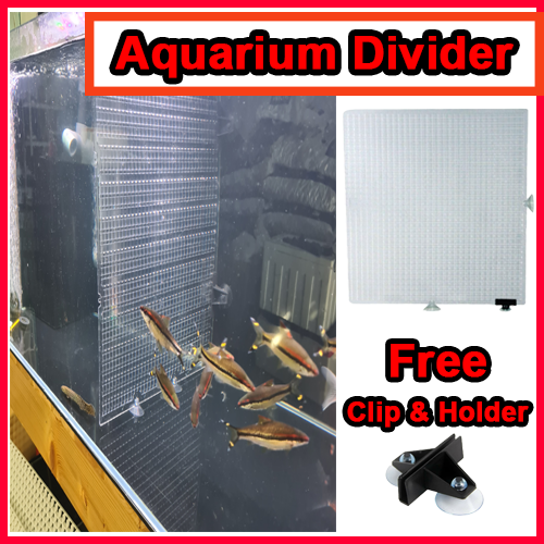 Aquarium Divider 12''/15''/18'' rays Plastic Grid Isolate Board Divider ...