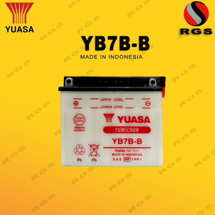Yuasa YB7B-B Made in Indonesia (For Yamaha NOUVO Z) | Lazada PH