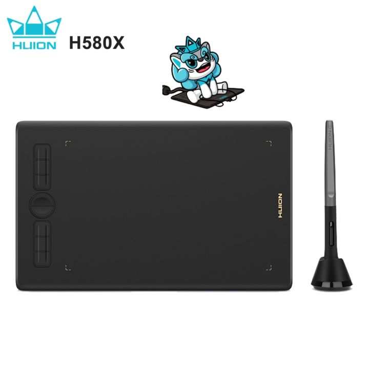 HUION H580X INSPIROY Graphics Tablets Drawing Digital Tablets 8 x ...