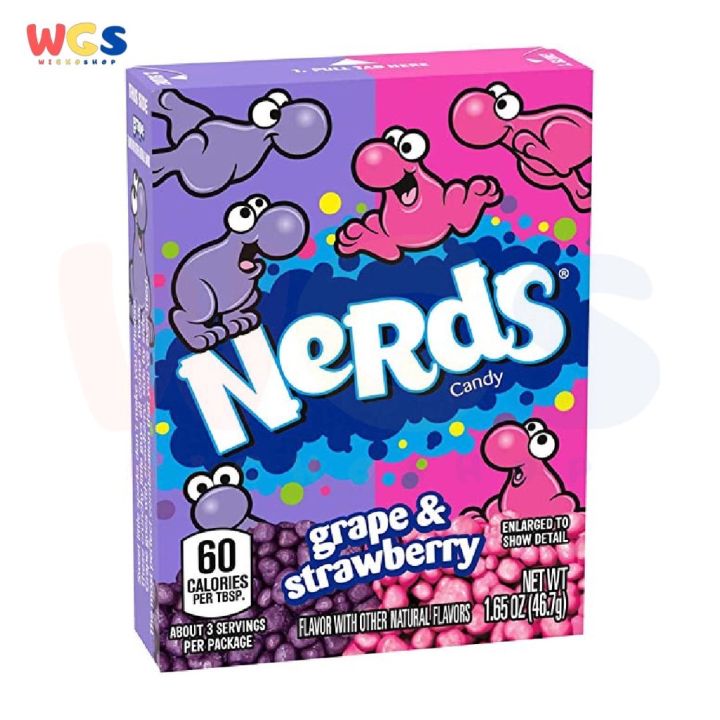 Permen Nerds Candy Grape & Strawberry Natural Flavor 1.65oz 46.7g ...