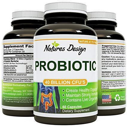 Natures Design Probiotic 40 Billion CFUS (60 Capsules) | Lazada PH