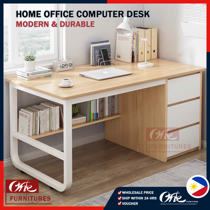 ONE Simple Modern Desk Computer Desk Study Desk With Drawer Storage ...