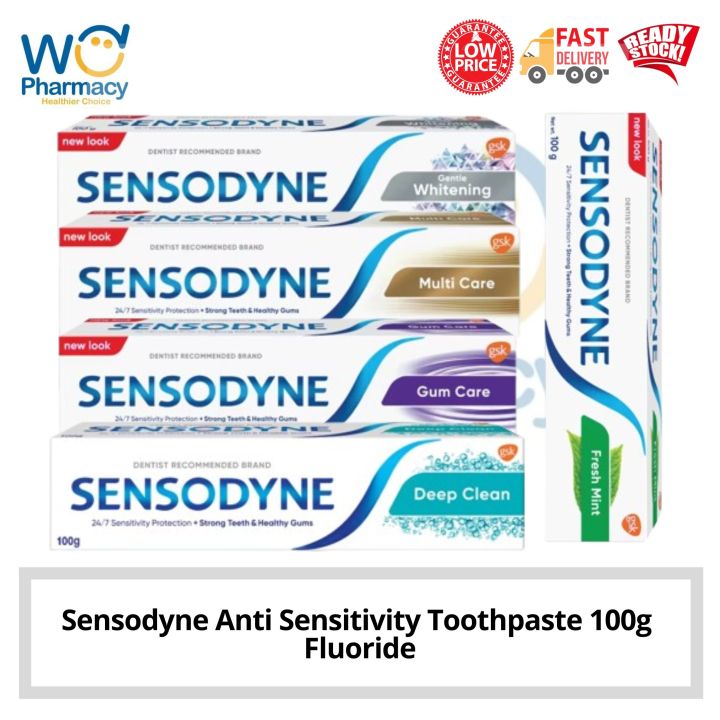 Sensodyne Anti Sensitivity Toothpaste 100g | Fluoride | Lazada