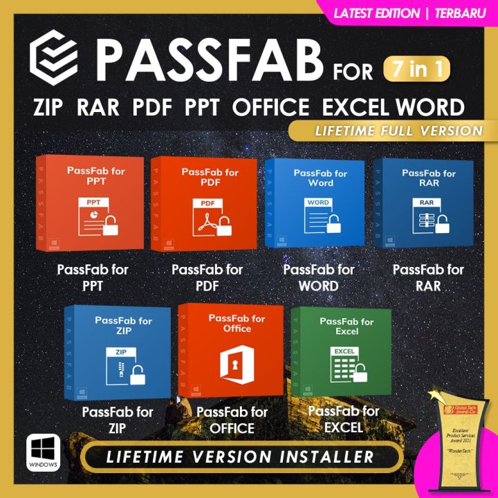 100% WORKS PassFab 2023 Full Set 7 in 1 Unlock Pass Software | Lifetime ...