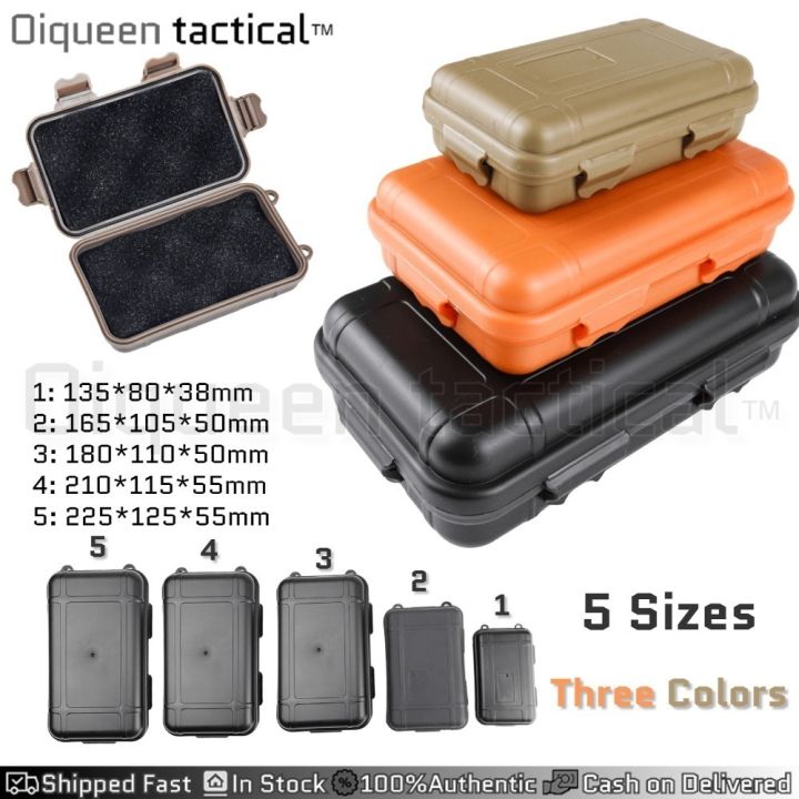 Oiqueen 5 Size Tactical Practical EDC Outdoor Anti-pressure Shockproof ...