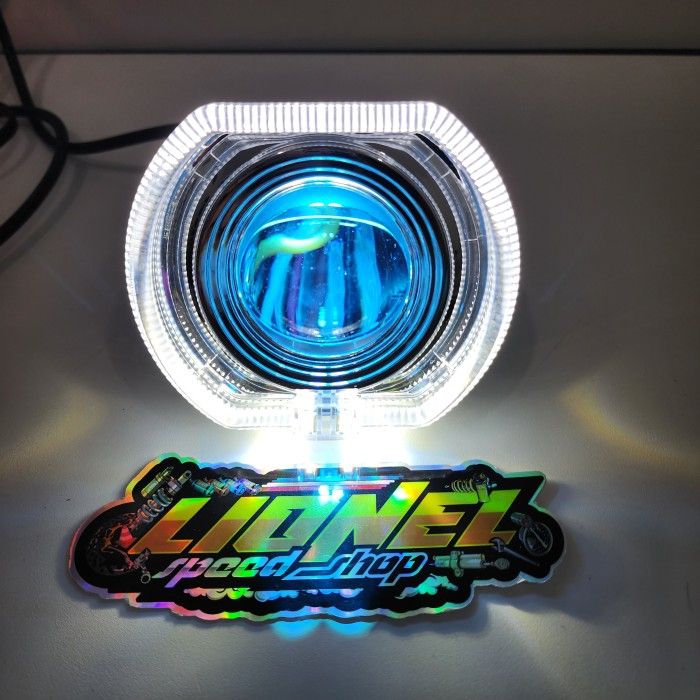 Lampu Projie Biled Led X Case Cut Off 4.5 inch 45 watt dekat putih jauh ...