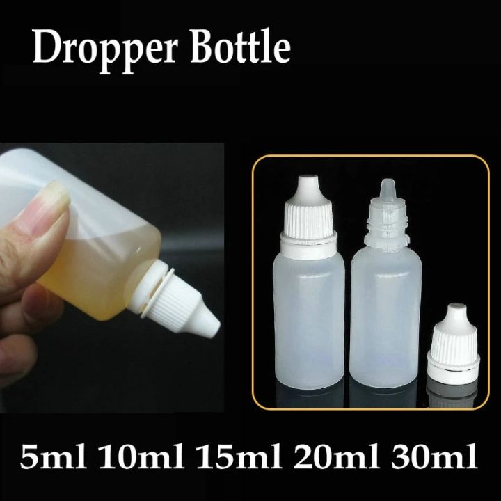 【88HomeStore】5/10/15/20/30/50/100ml Anti Leak Squeezable Test Eye Drop ...