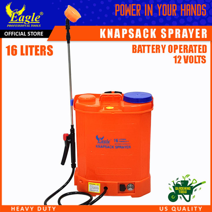 Eagle Knapsack Sprayer Battery Operated 16 Liters Tank Capacity | Lazada PH