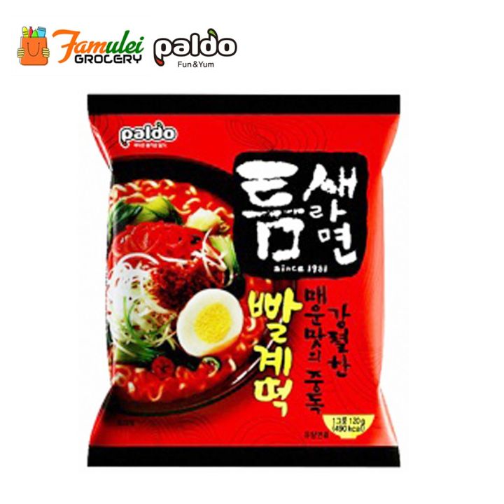 Paldo Teumsae Ramyun Ramen (Rich hot & Spicy Flavour) 120g | Lazada PH