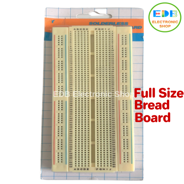 Breadboard Full Size 830 points Solderless Breadboard Heavy Duty | Lazada PH