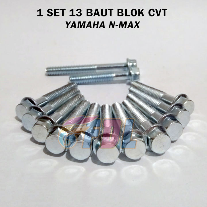 Baut Blok CVT Nmax /1 Set 13 Baut Blok CVT Yamaha NMAX | Lazada Indonesia
