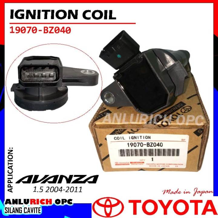 TOYOTA IGNITION COIL for Toyota Avanza 1.5 2004-2011 PART NO: 19070 ...