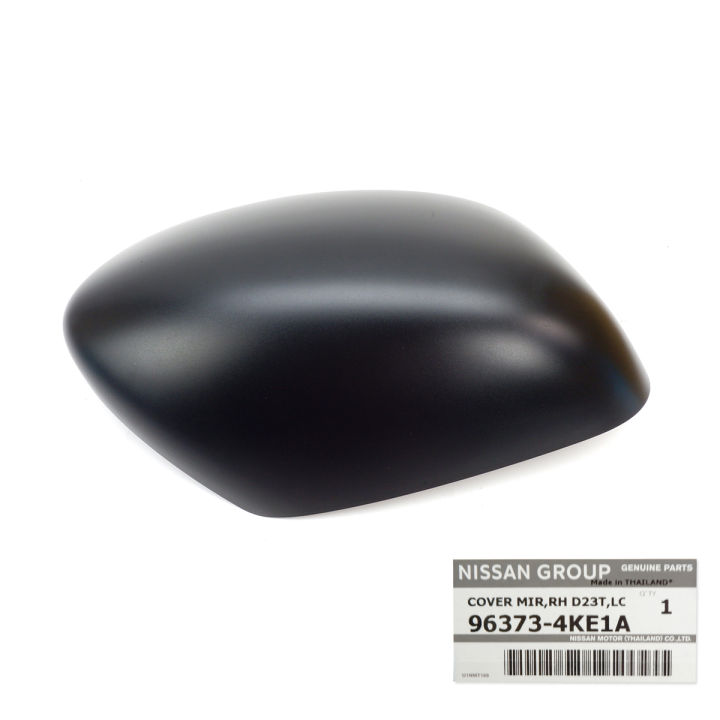ครอบกระจกมองข้าง ฝาครอบกระจกข้าง ของแท้ สีดำด้าน ใส่ Nissan NP300 ...