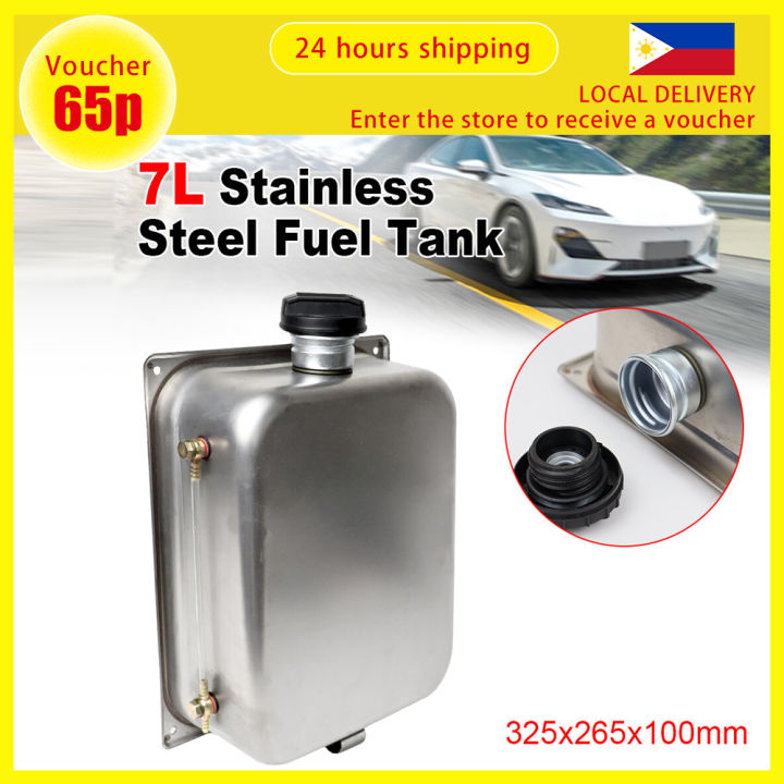 7L Stainless Steel Petrol Fuel Tank Can Fit for Webasto Eberspacher ...