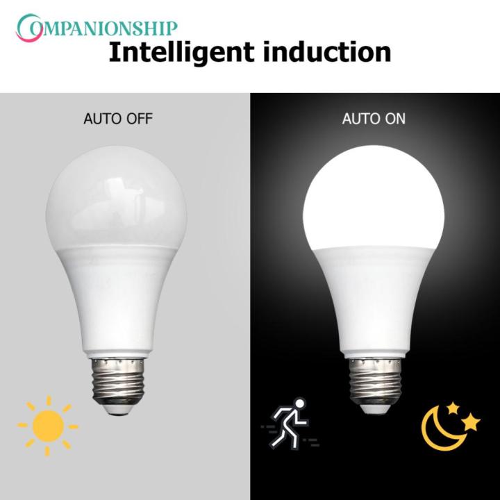 5/7/9/12W E27 LED Radar Light SMD5730 Motion Sensor Bulb White Light ...