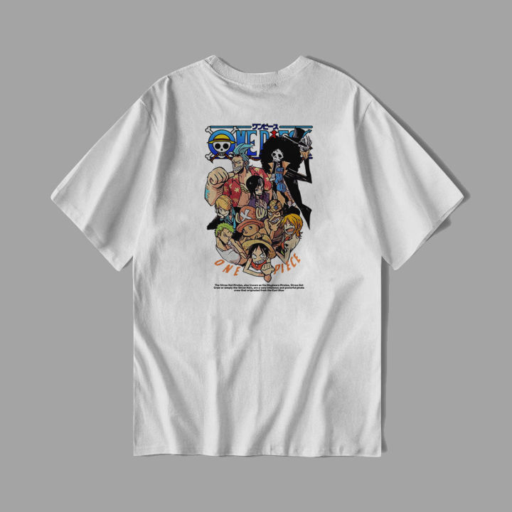 Kaos Anime One Piece Monkey D. Luffy | Putih | R009X | Lazada Indonesia