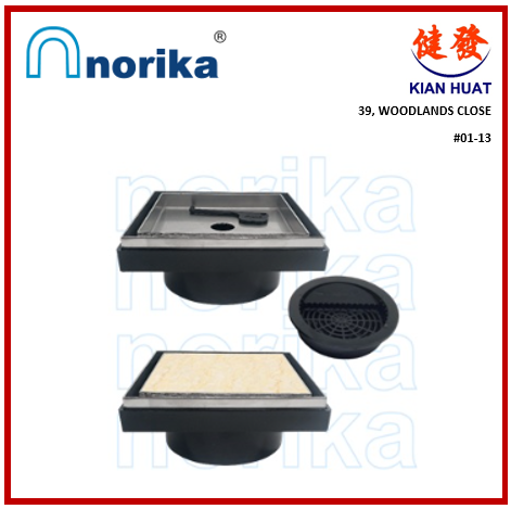 NORIKA Stainless Steel Smartdrain 125mm x 125mm | Lazada Singapore