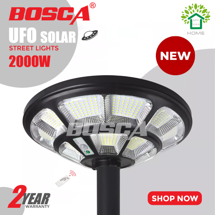 BOSCA UFO 800W / 1000W / 2000W Solar street light outdoor light garden ...