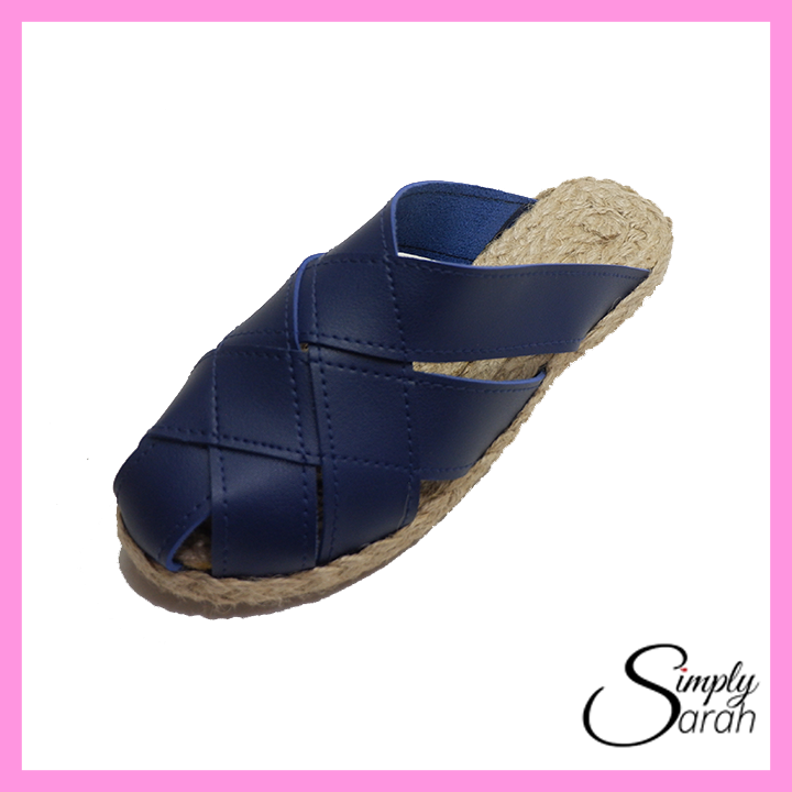Marikina BUBBLES Leather Abaca Half Shoes Flat Sandals Pinoy Made ɴᴏᴛ ...