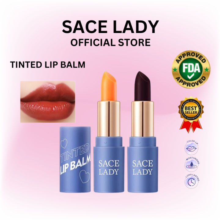Ready stock 】SACE LADY Tinted Lip Balm Theraphy Magic Lasting ...