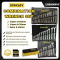 STANLEY 8-24mm COMBINATION WRENCH Common Ring Spanner Spana Set 14pc ...