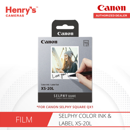 CANON SELPHY COLOR INK & LABEL XS-20L (20 SHEETS) - HENRY'S CAMERAS ...