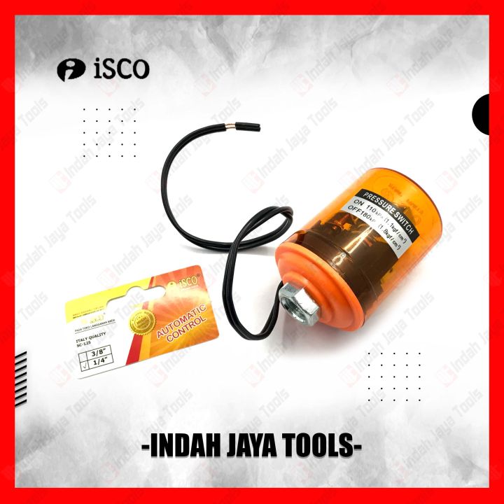 ISCO SC-125 Otomatis Pompa Air DOUBLE Platina Pressure Switch Blister ...