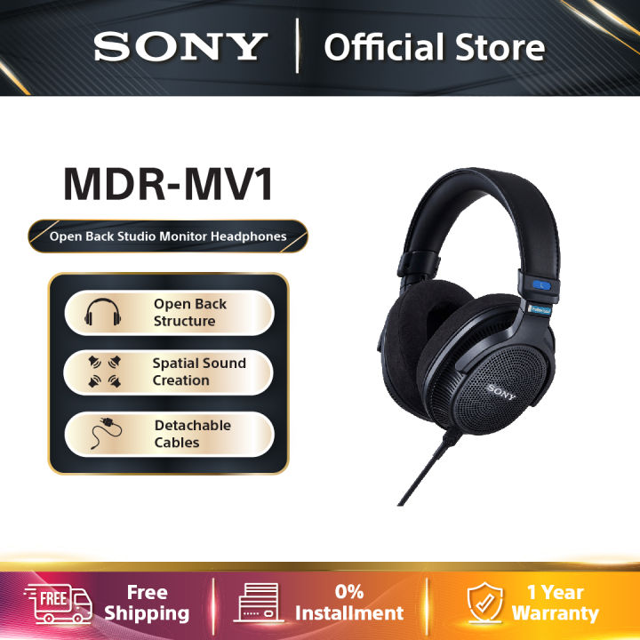 Sony MDR-MV1 Open Back Studio Monitor Headphones | Lazada