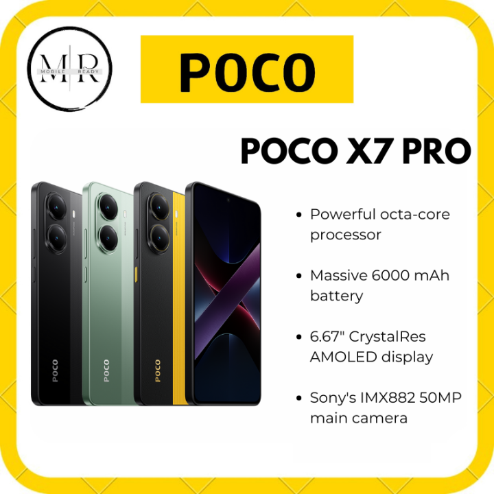 POCO X7 Pro 5G | Global ROM | Lazada Singapore