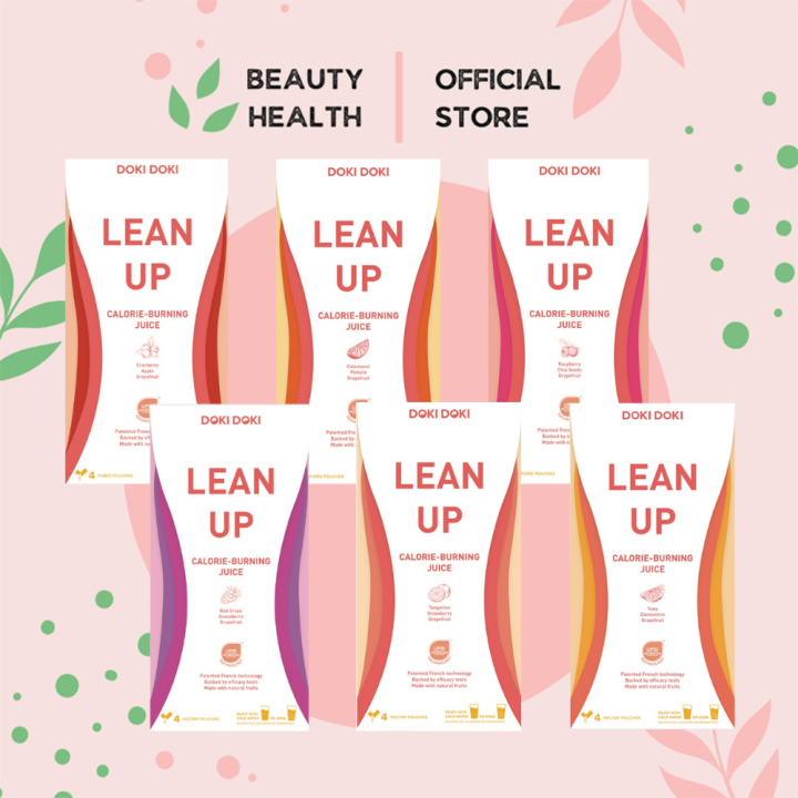 Doki Doki Lean Up Calorie Burning Juice l 4 Nectar Pouches per Box l ...
