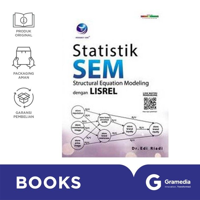 Statistik Sem Structural Equation Modeling Dengan Lisrel Lazada