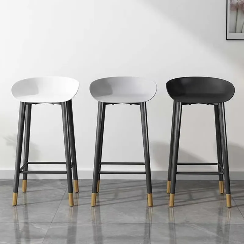 Nordic back bar stool Home bar stool Bar stool High stool Creative ...