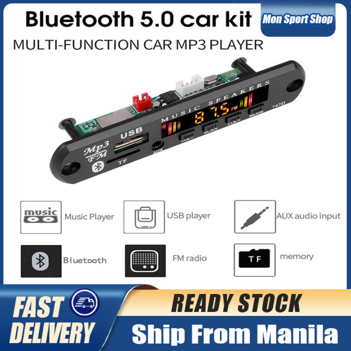 💯Original + 24 hours delivery MP3 WMA Decoder Board Bluetooth 5.0 FM ...