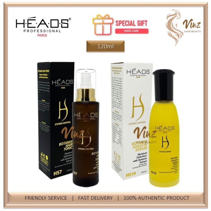 【FREE GIFT】HEADS Professional Botamix Hair Tonic / Keratin Serum ...