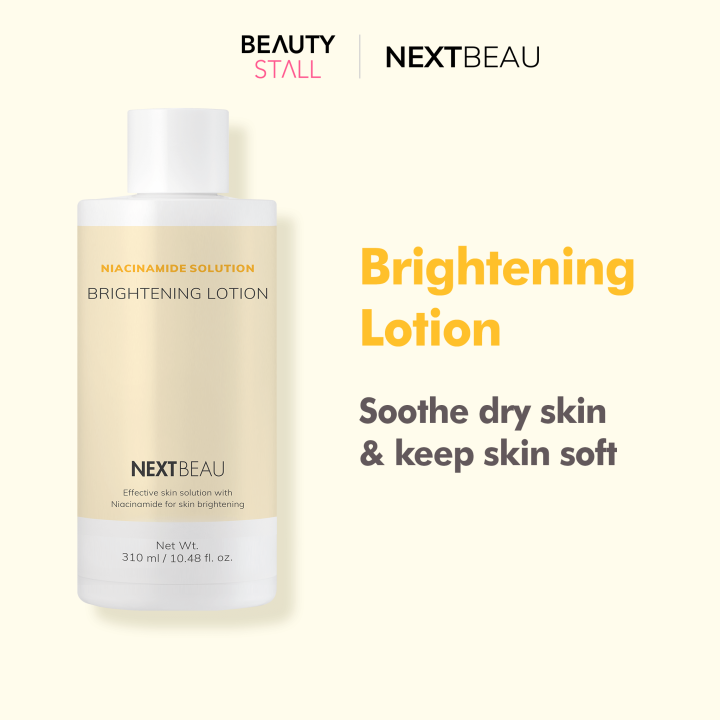 NEXTBEAU Niacinamide Solution Brightening Lotion 310ml | Lazada