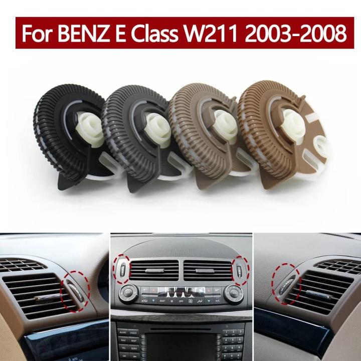 2PCS Set Car Front Rear Air Conditioning AC Vent Rolling Wheel For Mercedes BENZ E Class W211 ...