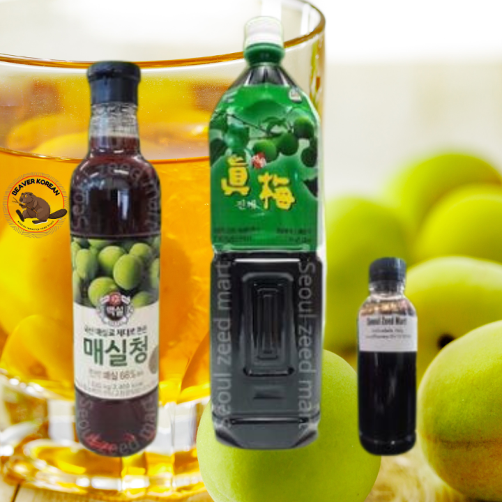 น้ำเชื่อมบ๊วย น้ำบ๊วยเกาหลี เข้มข้น plum syrup | Lazada.co.th
