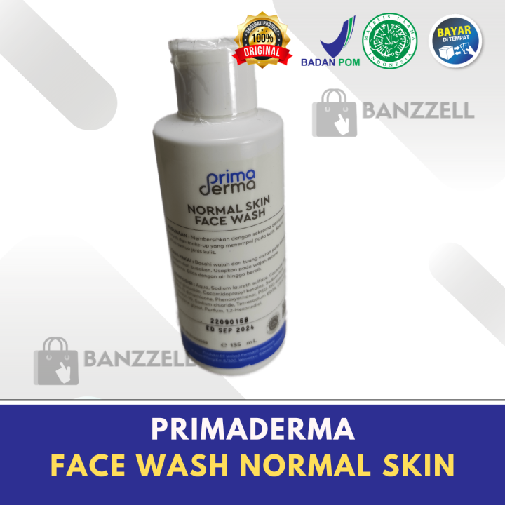 Primaderma Normal Skin Face Wash (135 ml) - Sabun Wajah Untuk Kulit ...