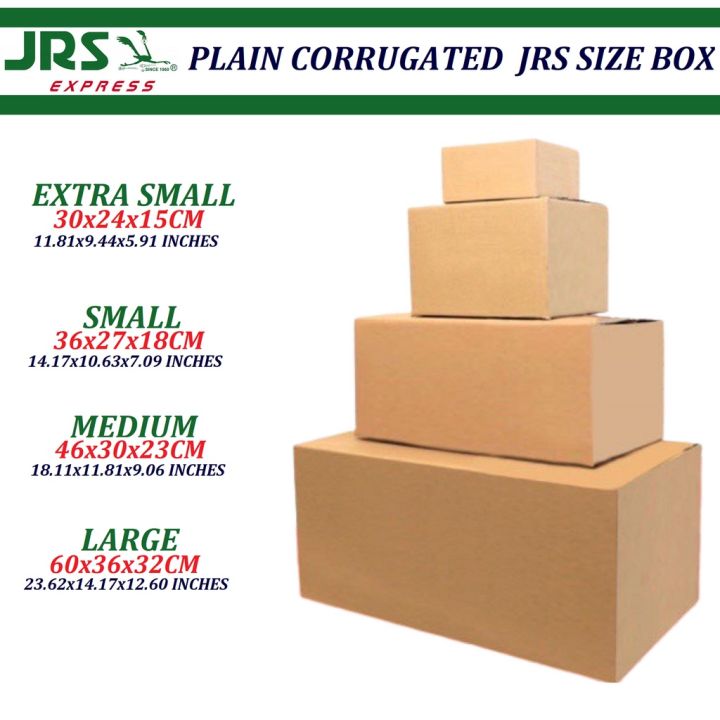 Plain JRS Shipping Box (Same Size Only) Corrugated Box Sold Per Piece ...