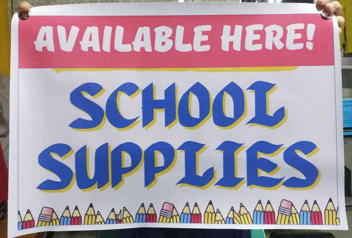 School Supplies Tarpaulin Signage | Lazada PH