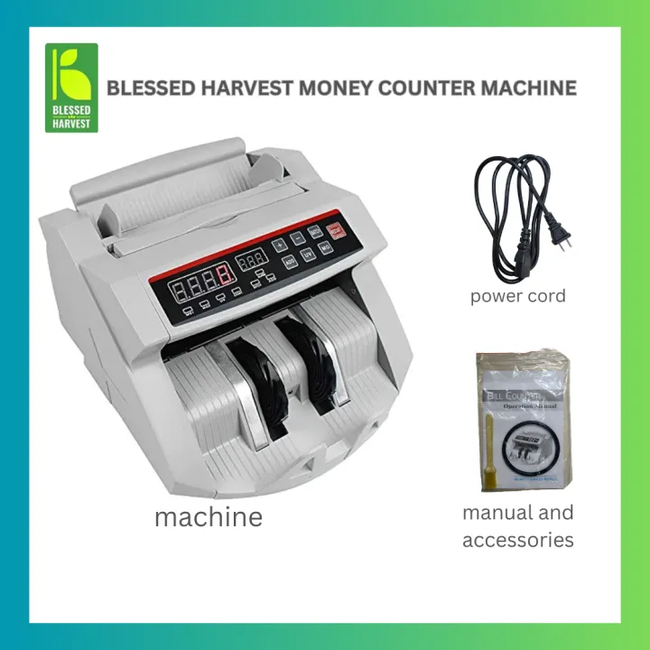 BLESSED HARVEST Automatic Multi Currency Money Cash Bill Counter ...