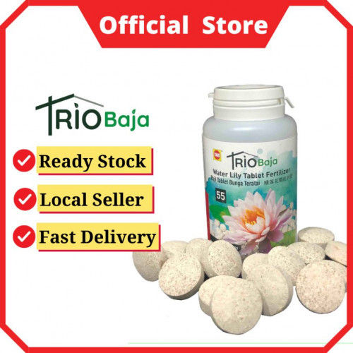 TRIObaja Water Lily Tablet Fertilizer / TRIObaja Tablet Bunga Teratai ...