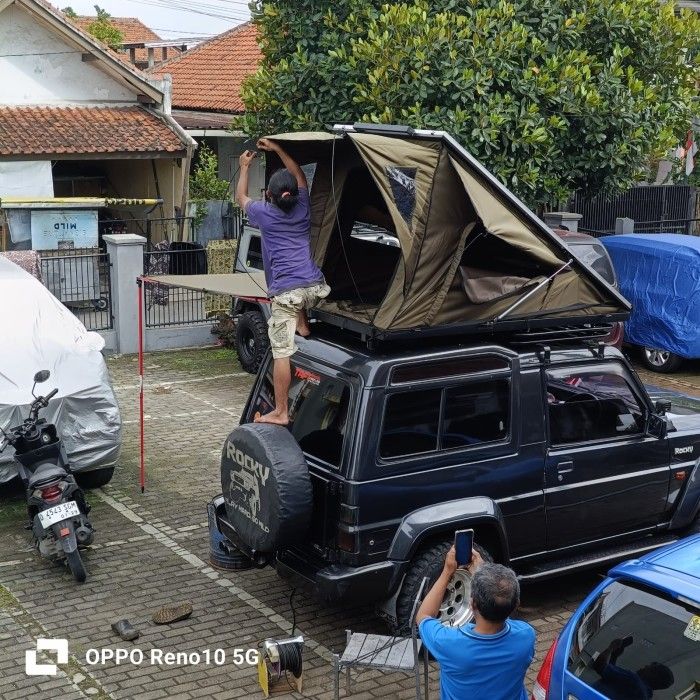 ROOFTENT HARDCASE / TENDA ATAP MOBIL / ROOF TOP TENT / TENDA CAMPING ...