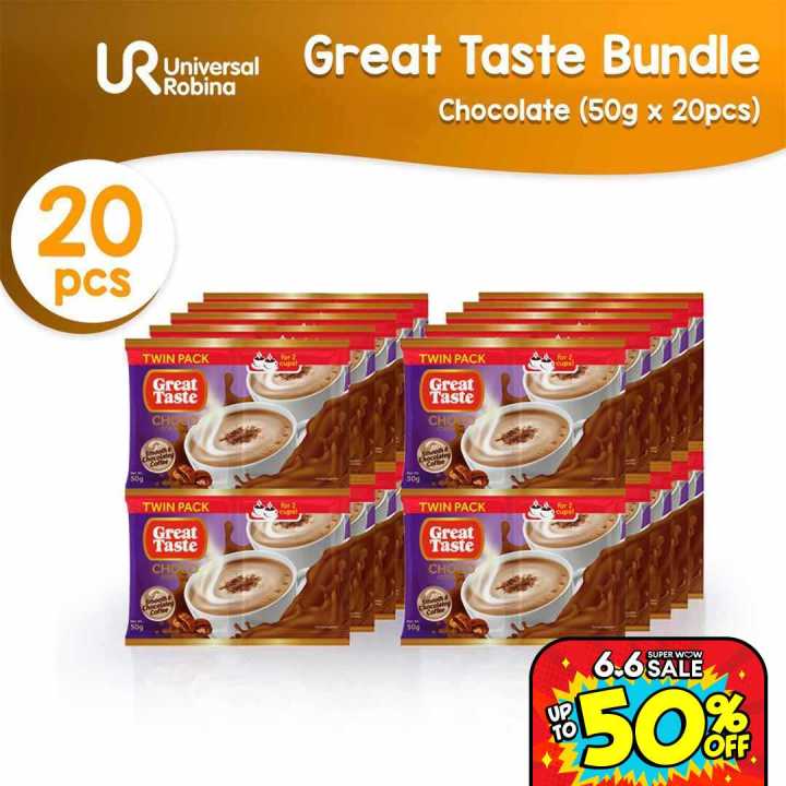 2 x Great Taste Choco Twin Pack (50g x 10) | Lazada PH