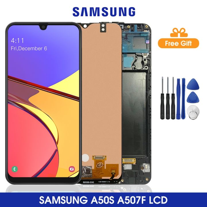 100% Tested LCD For Samsung Galaxy A50s SM-A507FN Display Touch Screen ...